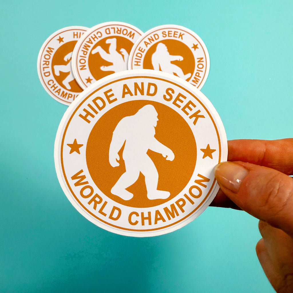 Hide and Seek Easy Peel Premium Vinyl Die Cut Sticker – Pretty Sheepy