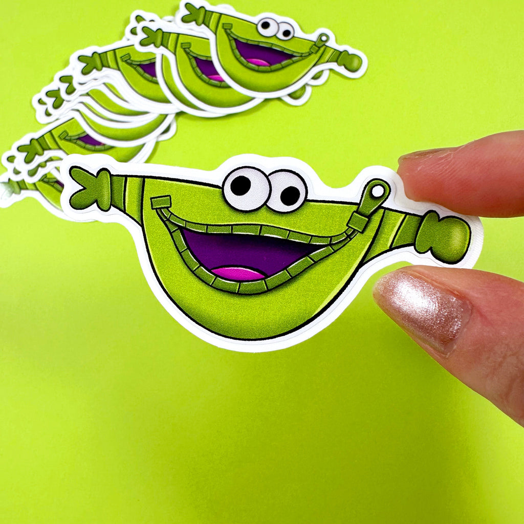 Pouchy Easy Peel Premium Vinyl Die Cut Sticker – Pretty Sheepy