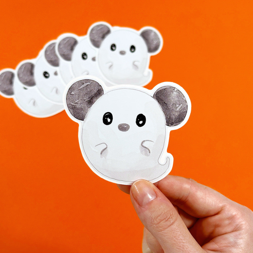 Cute & Spooky Ghost Sticker Easy Peel Premium Vinyl Die Cut Sticker ...