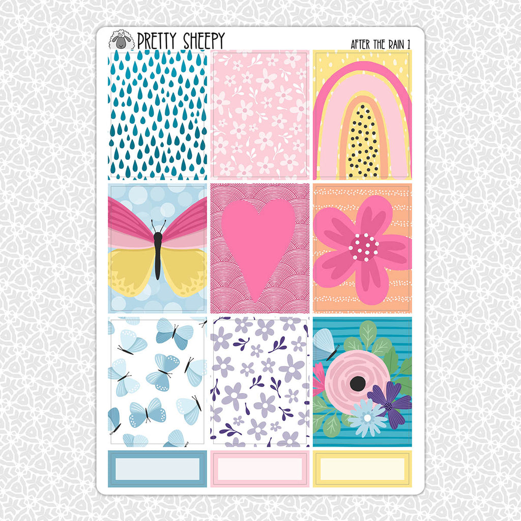 After the Rain Weekly Planner Stickers Collection – Pretty Sheepy