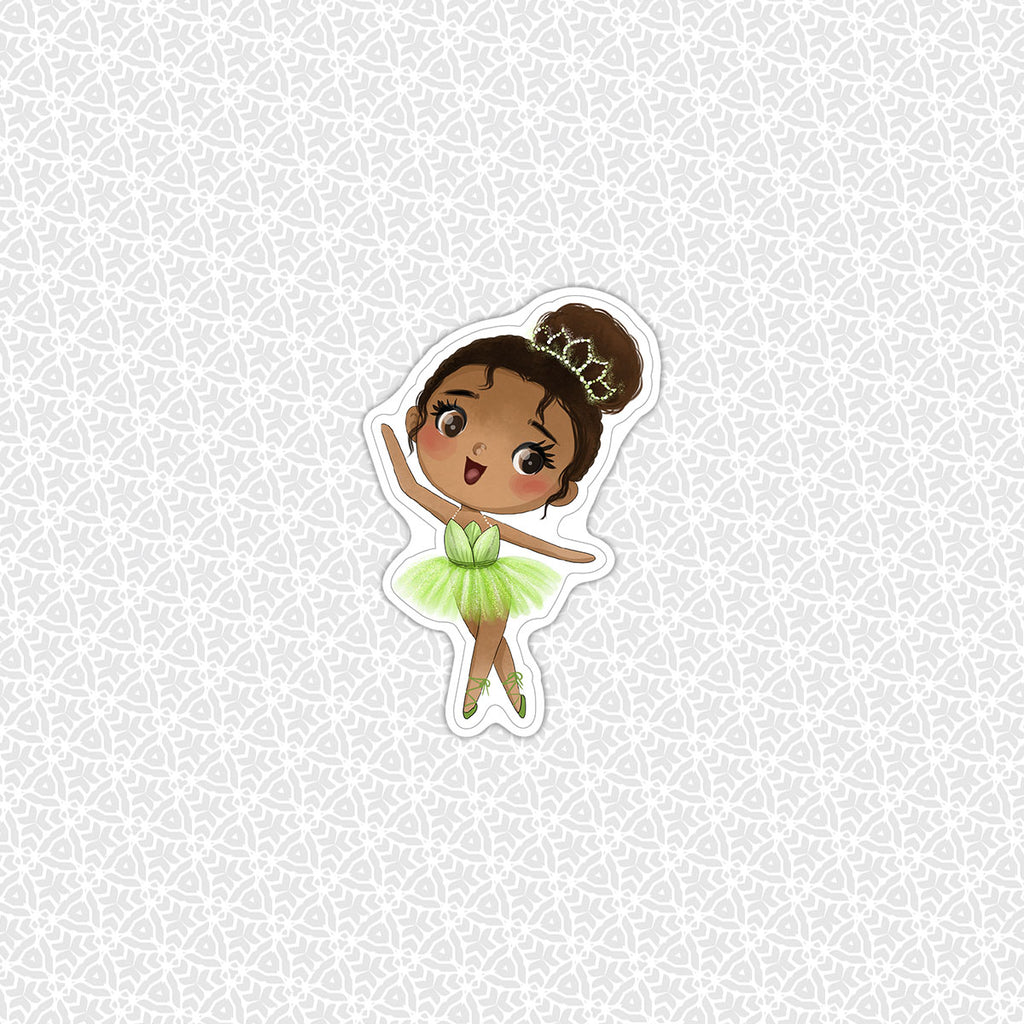 Ballerina Tiana Easy Peel Premium Vinyl Die Cut Sticker – Pretty Sheepy