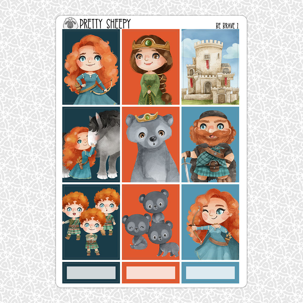 Be Brave Weekly Planner Stickers Collection – Pretty Sheepy