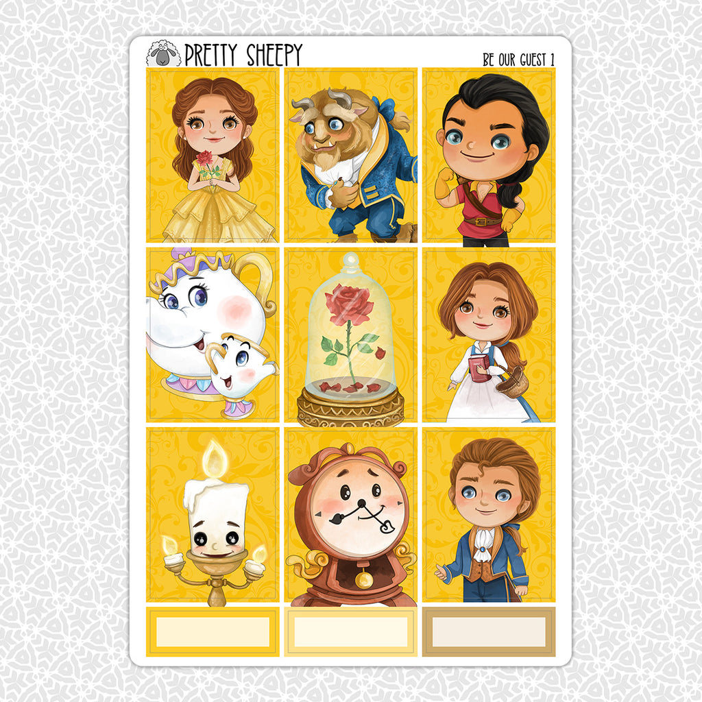Be Our Guest Planner Stickers Collection – Pretty Sheepy