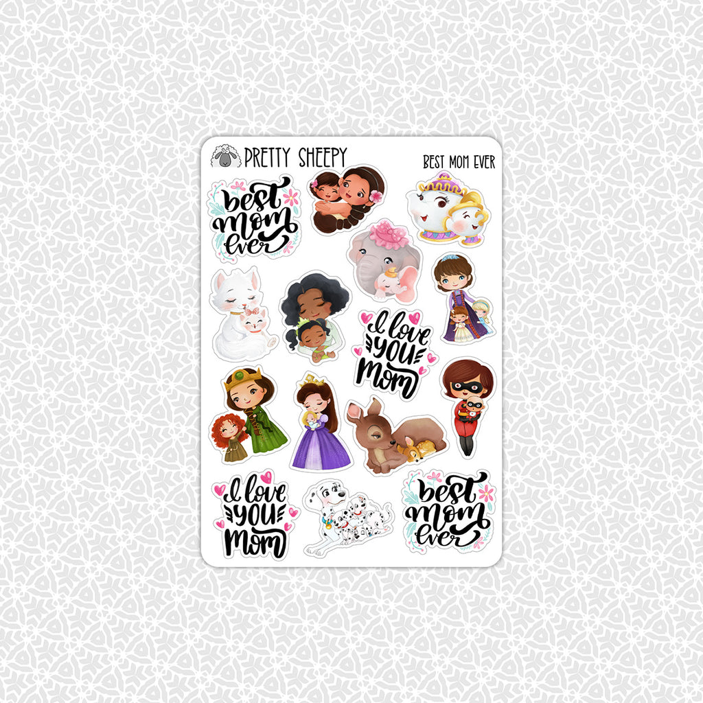 Best Mom Ever Stickers – Pretty Sheepy