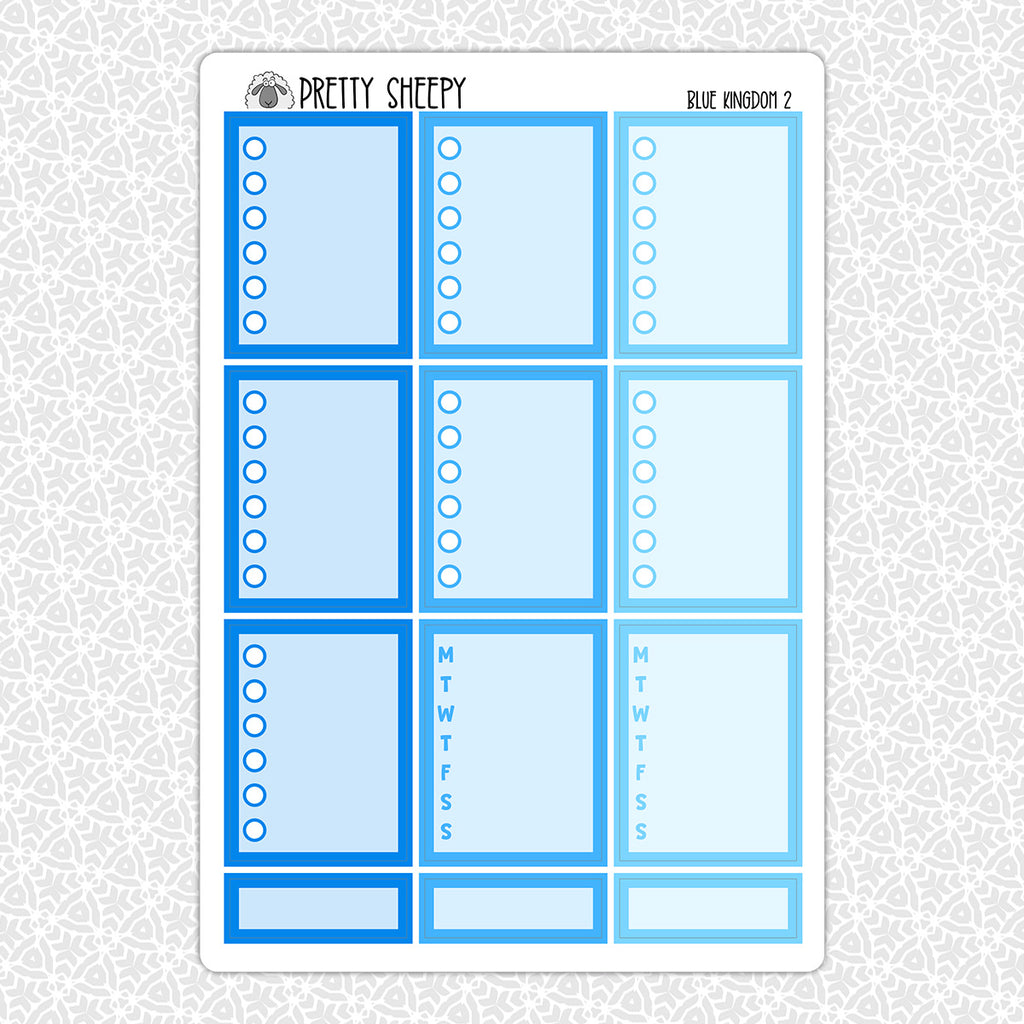 Blue Kingdom Planner Stickers Collection – Pretty Sheepy