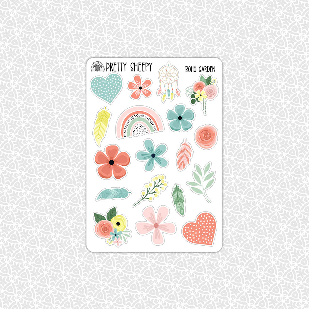 Boho Garden Stickers – Pretty Sheepy