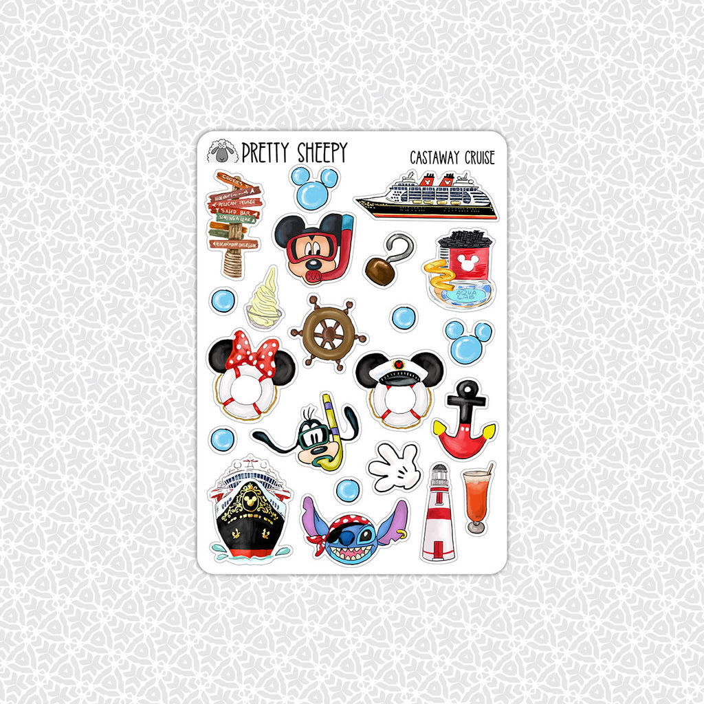 Castaway Cruise Stickers – Pretty Sheepy