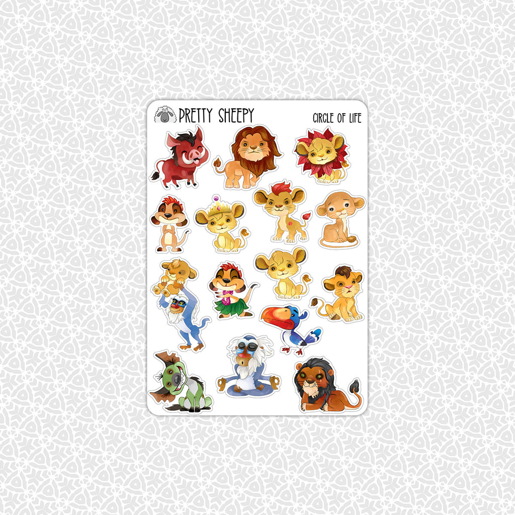 Circle of Life Stickers – Pretty Sheepy