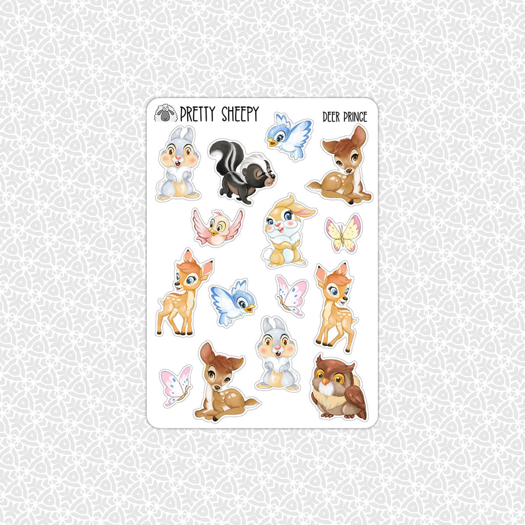 Deer Prince Stickers – Pretty Sheepy