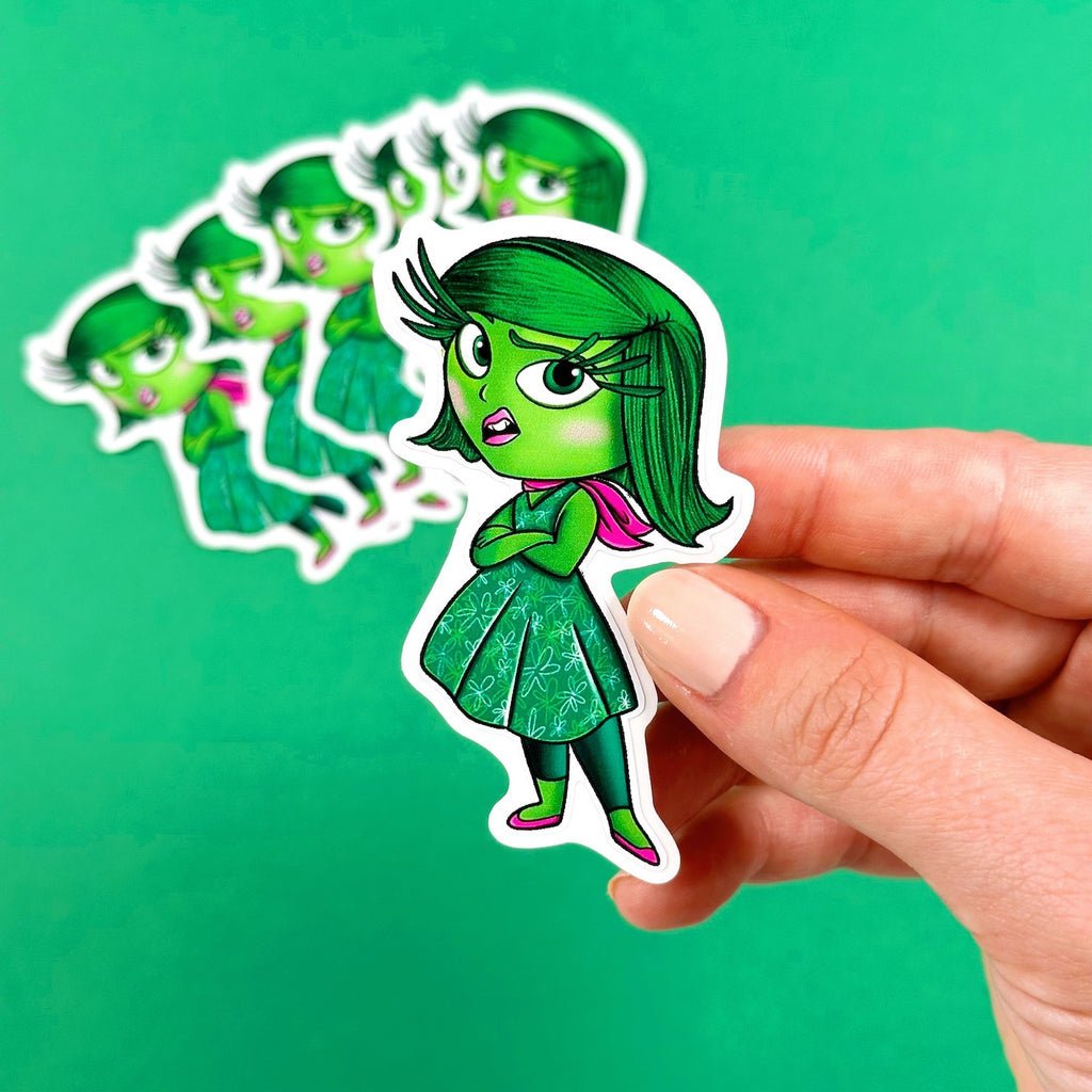 Disgust Easy Peel Premium Vinyl Die Cut Sticker – Pretty Sheepy