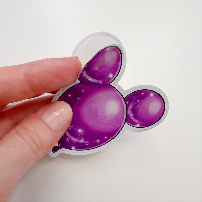 Mouse Sun Circle Easy Peel Premium Vinyl Die Cut Sticker – Pretty Sheepy