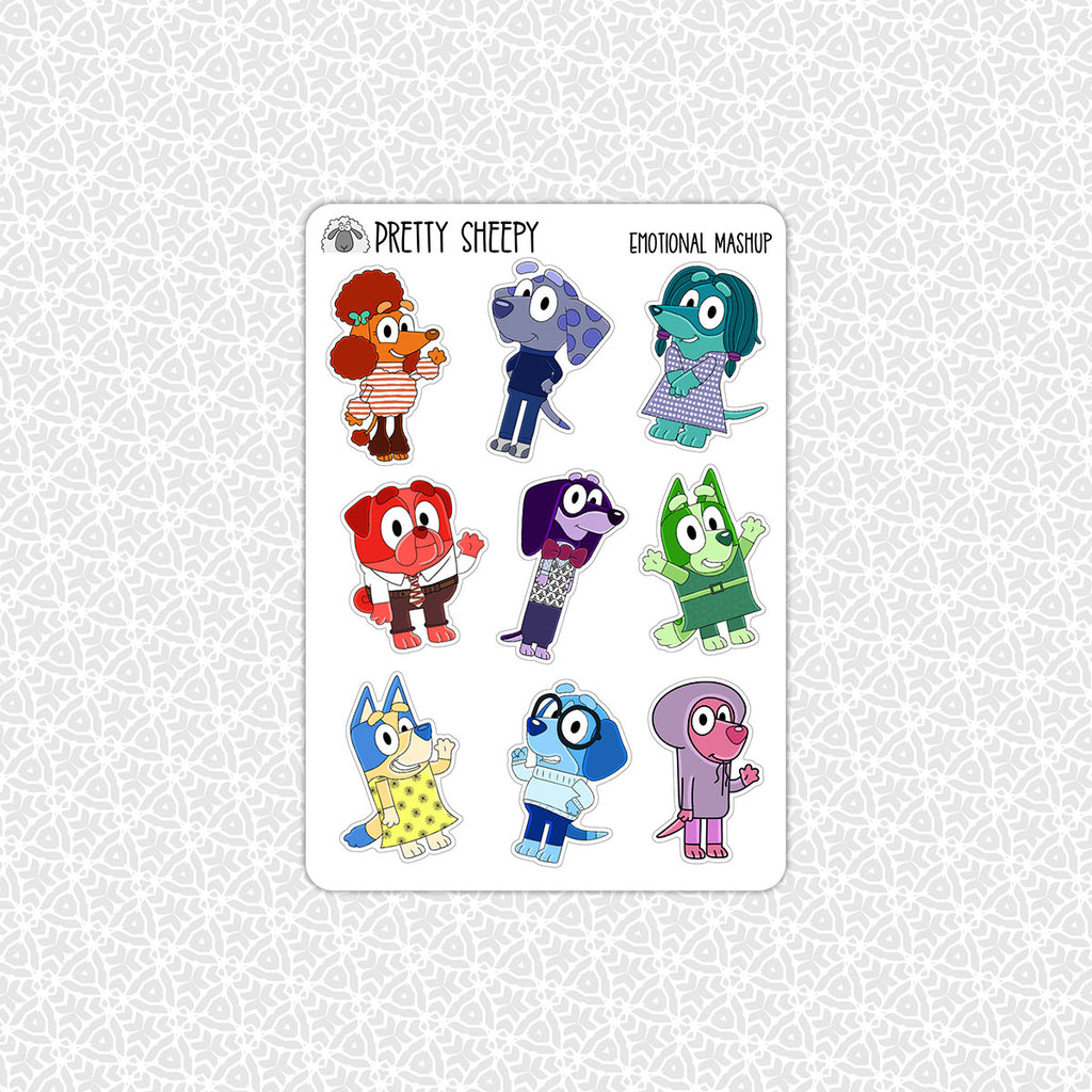 Emotional Mashup Stickers – Pretty Sheepy
