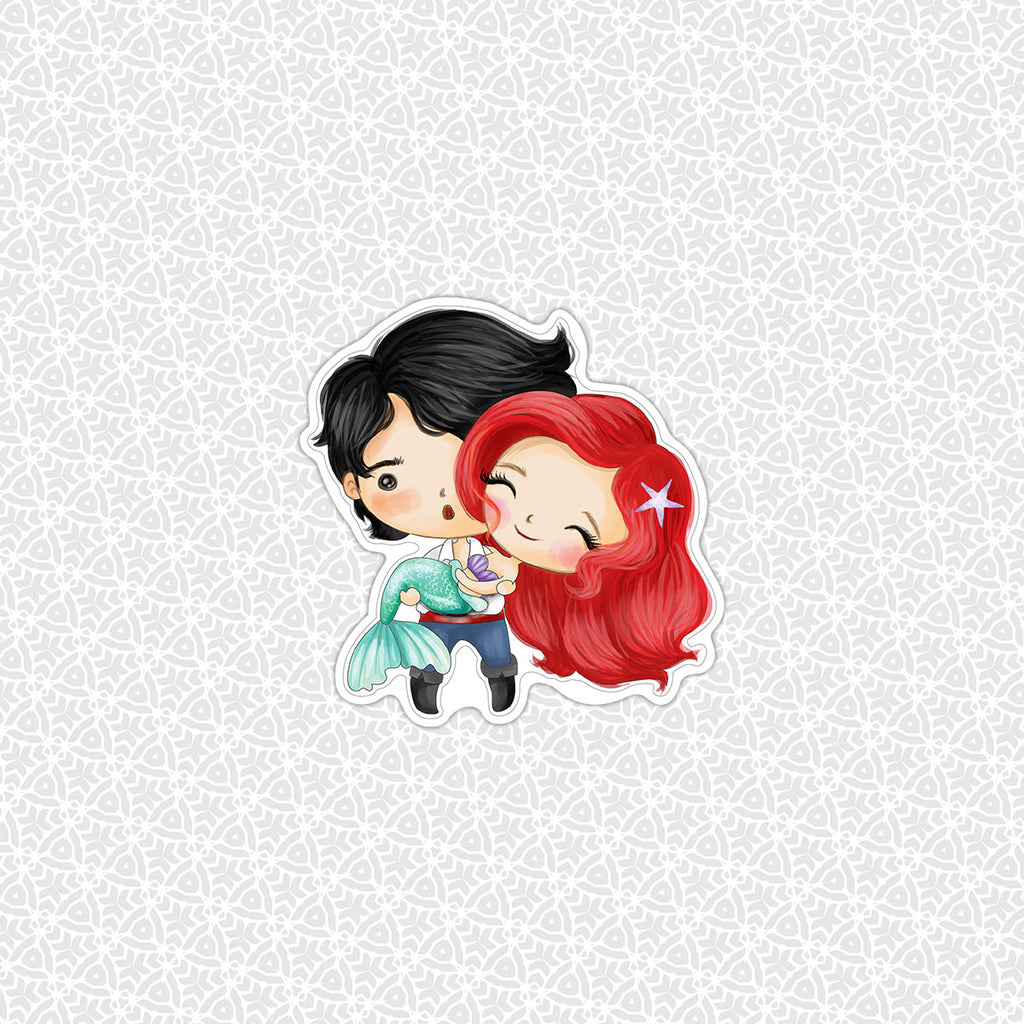 Eric and Ariel Easy Peel Premium Vinyl Die Cut Sticker – Pretty Sheepy