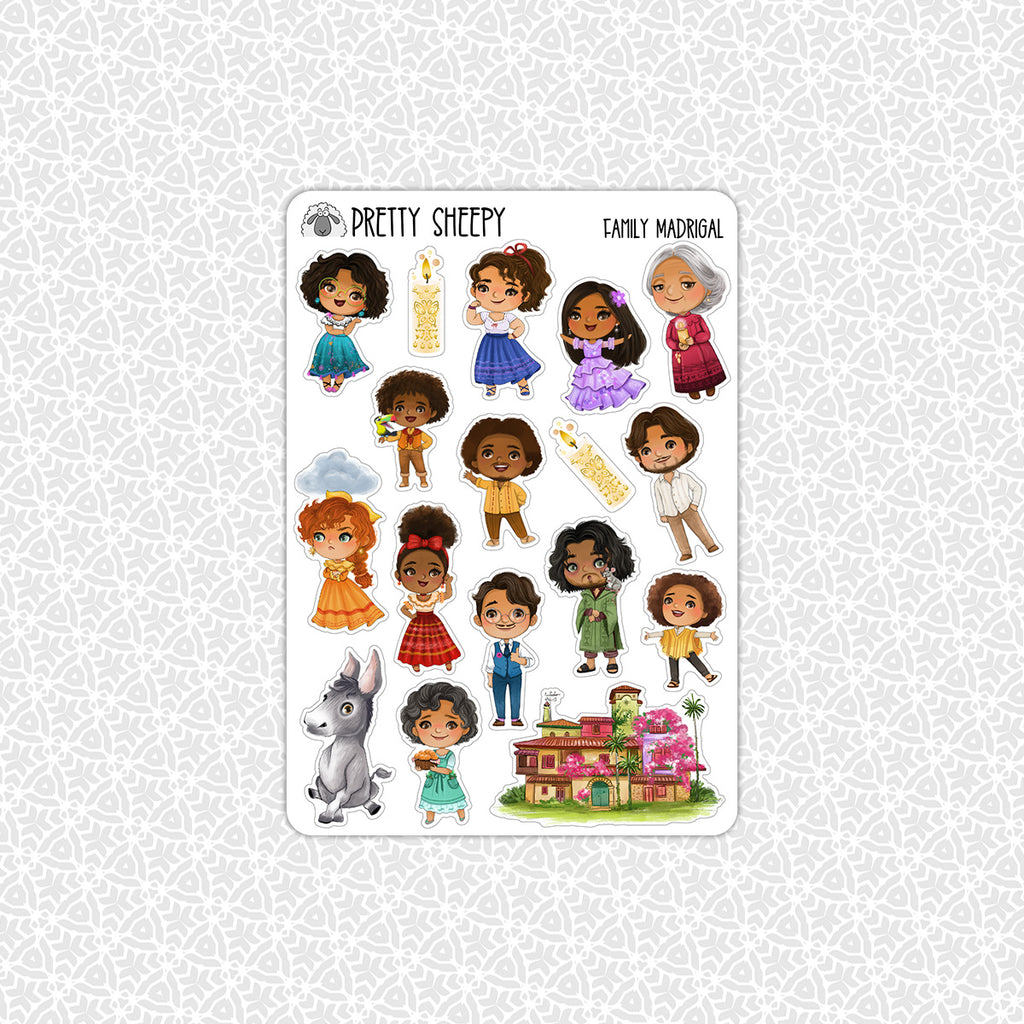 Family Madrigal Stickers – Pretty Sheepy
