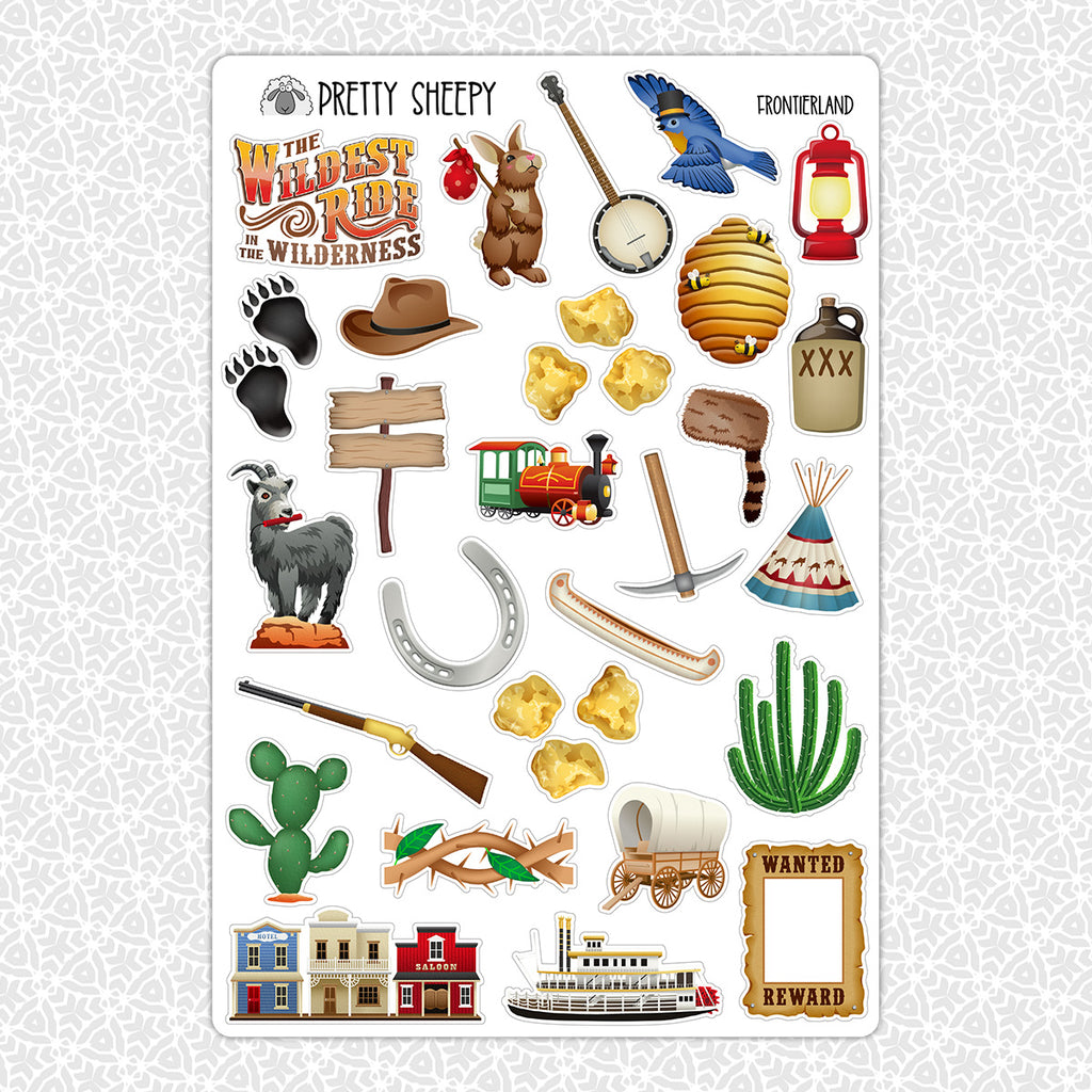 Frontierland Stickers – Pretty Sheepy