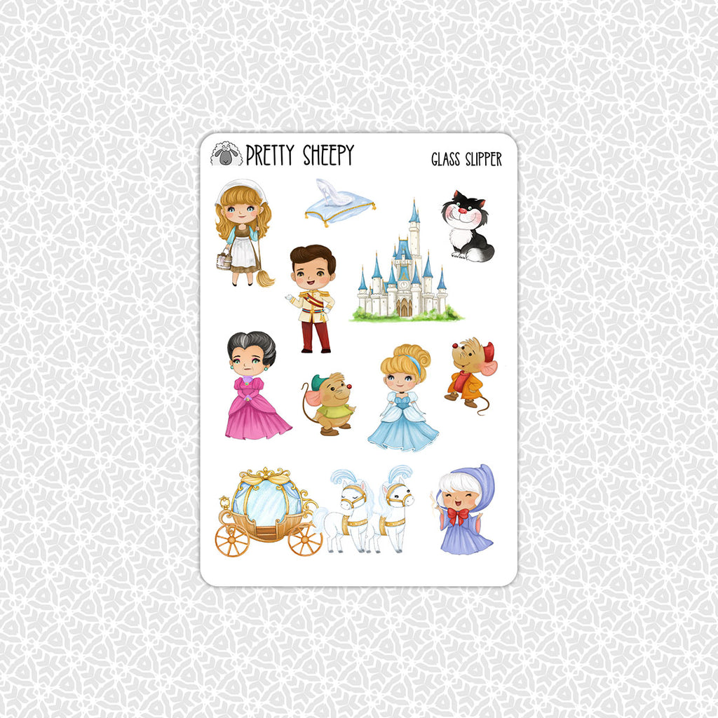 Glass Slipper Stickers – Pretty Sheepy