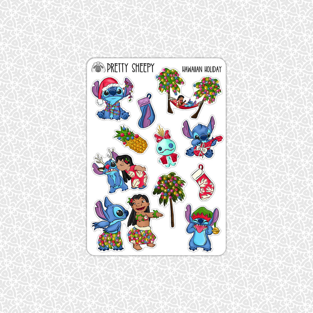 Hawaiian Holiday Stickers – Pretty Sheepy