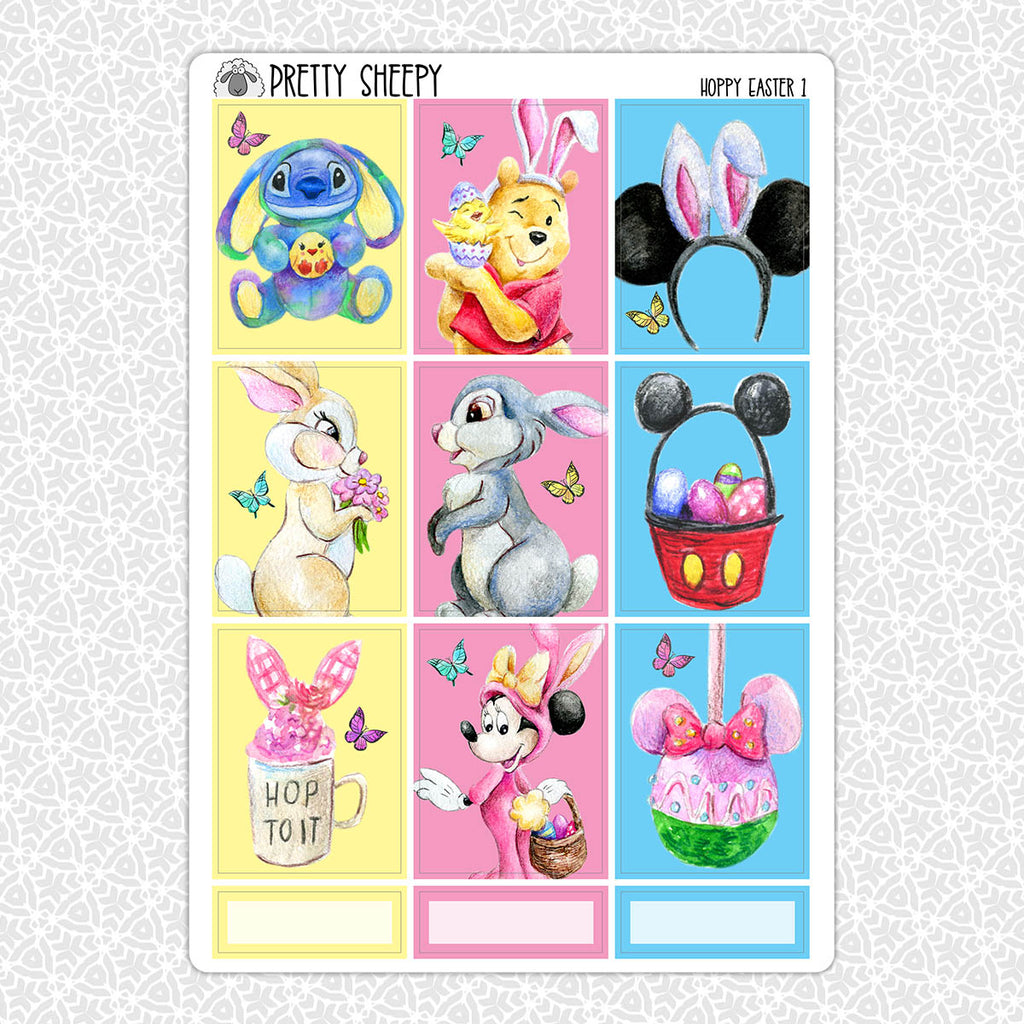 Hoppy Easter Weekly Planner Stickers Collection – Pretty Sheepy