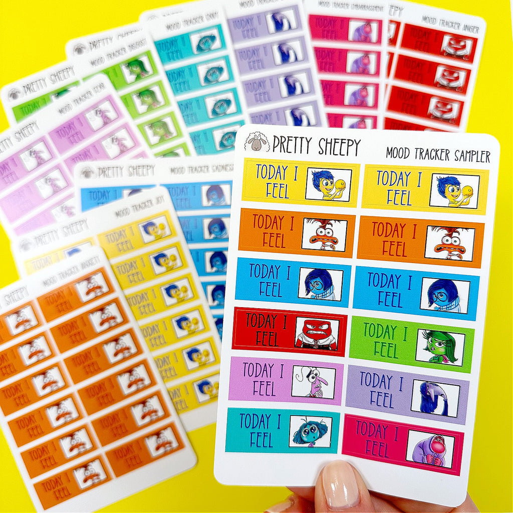 Emotional Adventure Mood Tracker Stickers – Pretty Sheepy