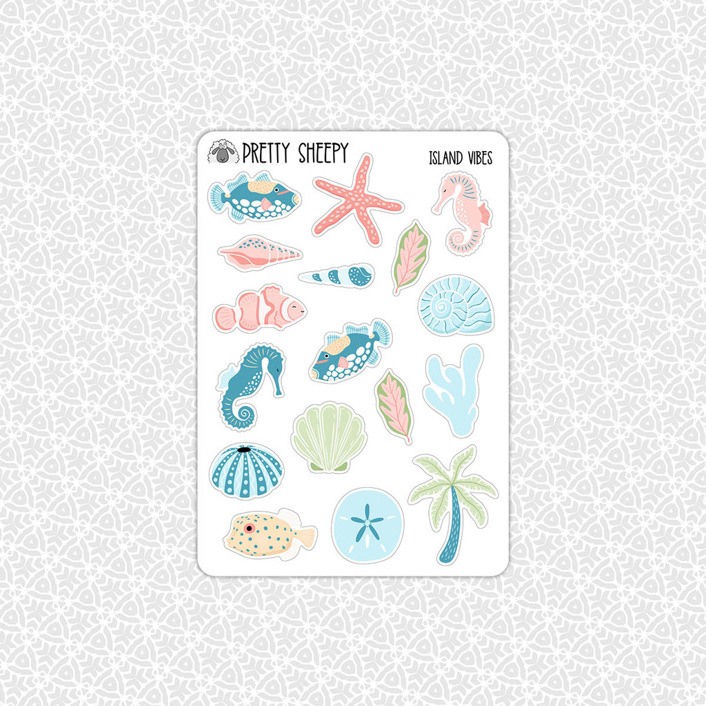 Island Vibes Stickers – Pretty Sheepy