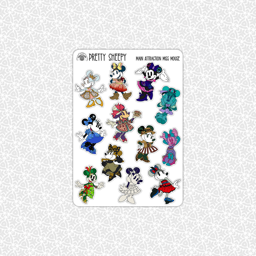 Main Attraction Miss Mouse Stickers – Pretty Sheepy