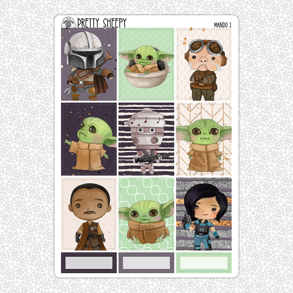 Mando Weekly Planner Stickers Collection – Pretty Sheepy