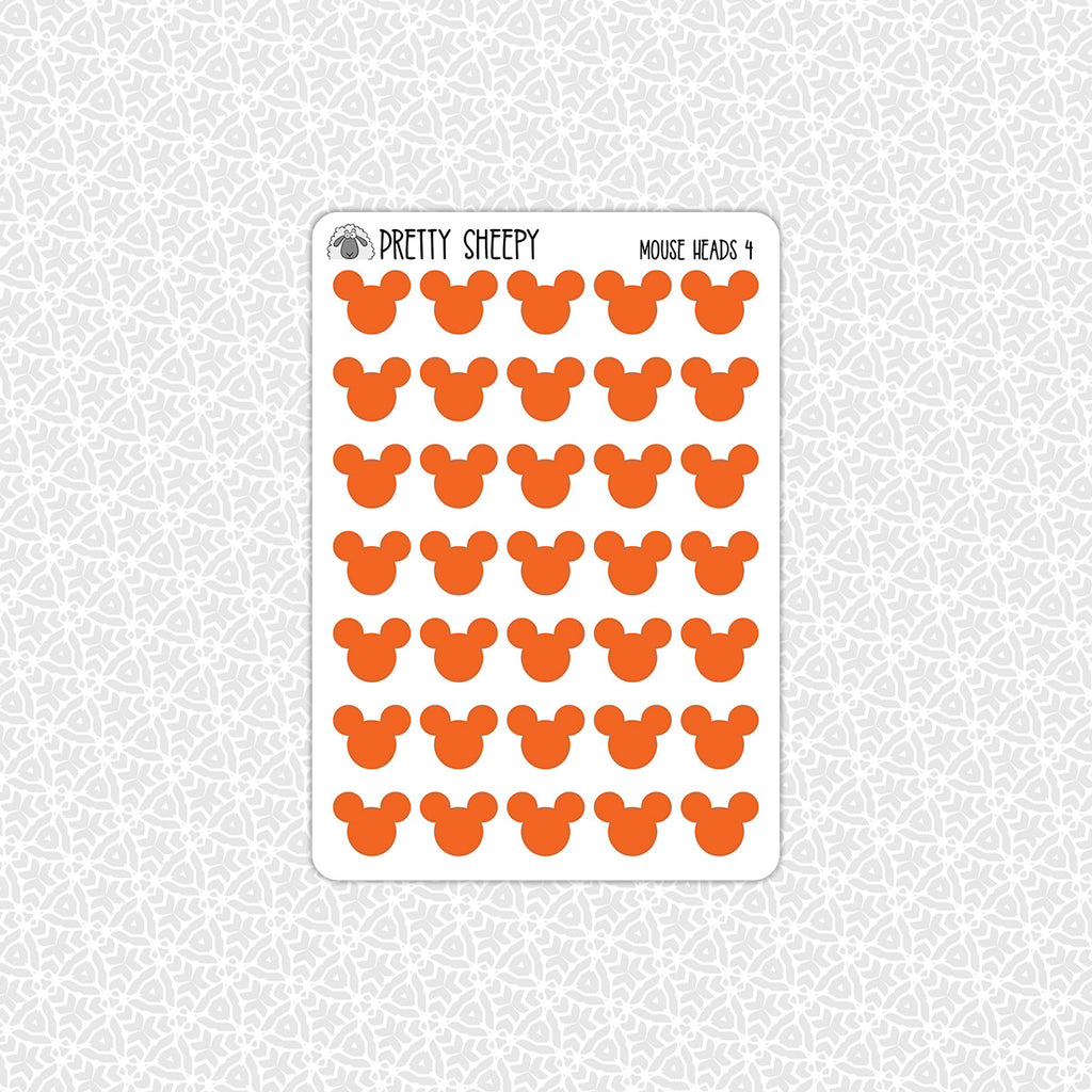Mouse Heads Stickers 4 – Pretty Sheepy