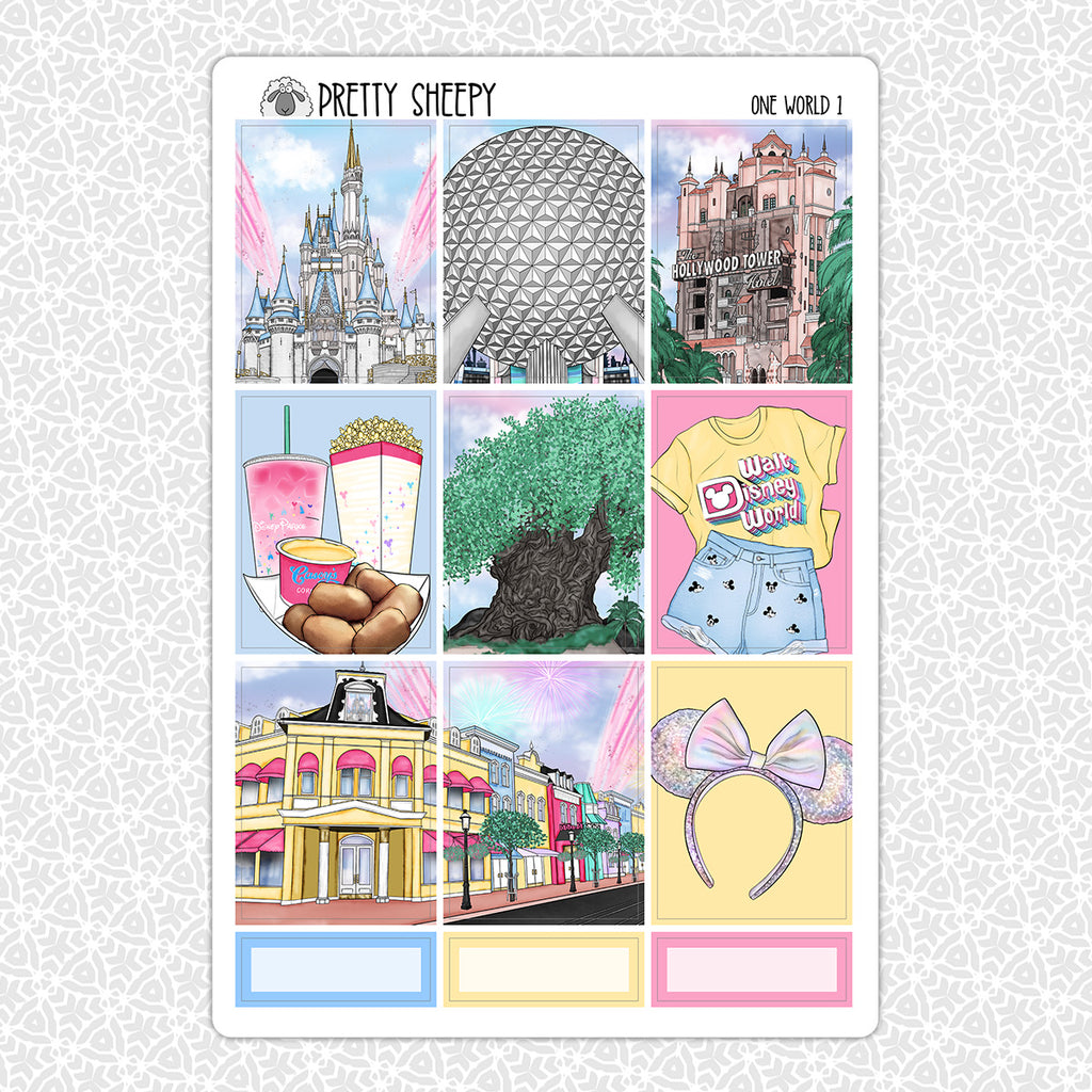 One World Weekly Planner Stickers Collection – Pretty Sheepy