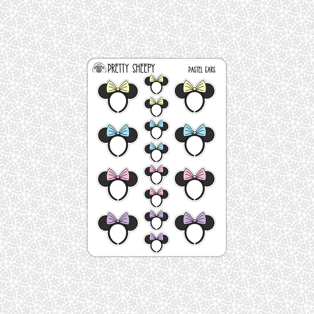 Pastel Ears Stickers – Pretty Sheepy