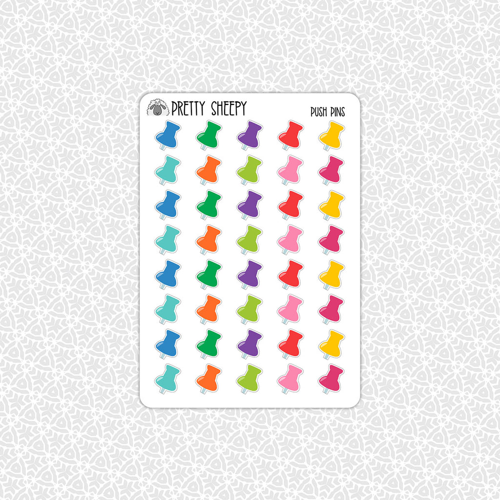 Push Pins Stickers – Pretty Sheepy