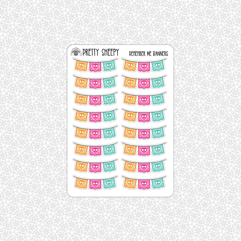 Remember Me Banners Stickers – Pretty Sheepy