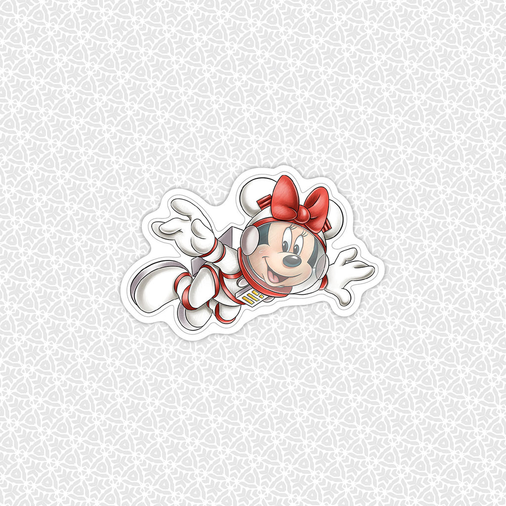Space Journey Miss Mouse Easy Peel Premium Vinyl Die Cut Sticker ...