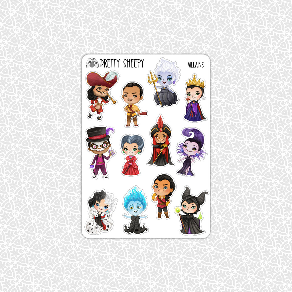 Villains Stickers – Pretty Sheepy