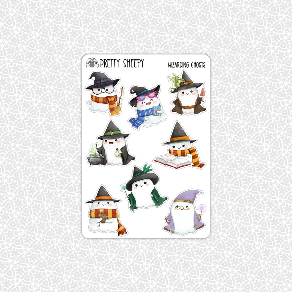 Wizarding Ghosts Stickers – Pretty Sheepy